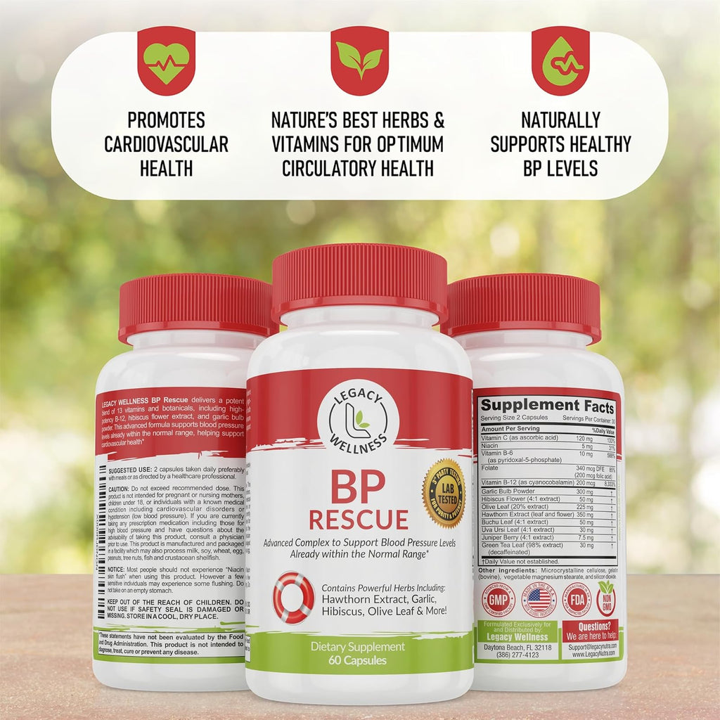 BP Rescue multivitamin for men’s health