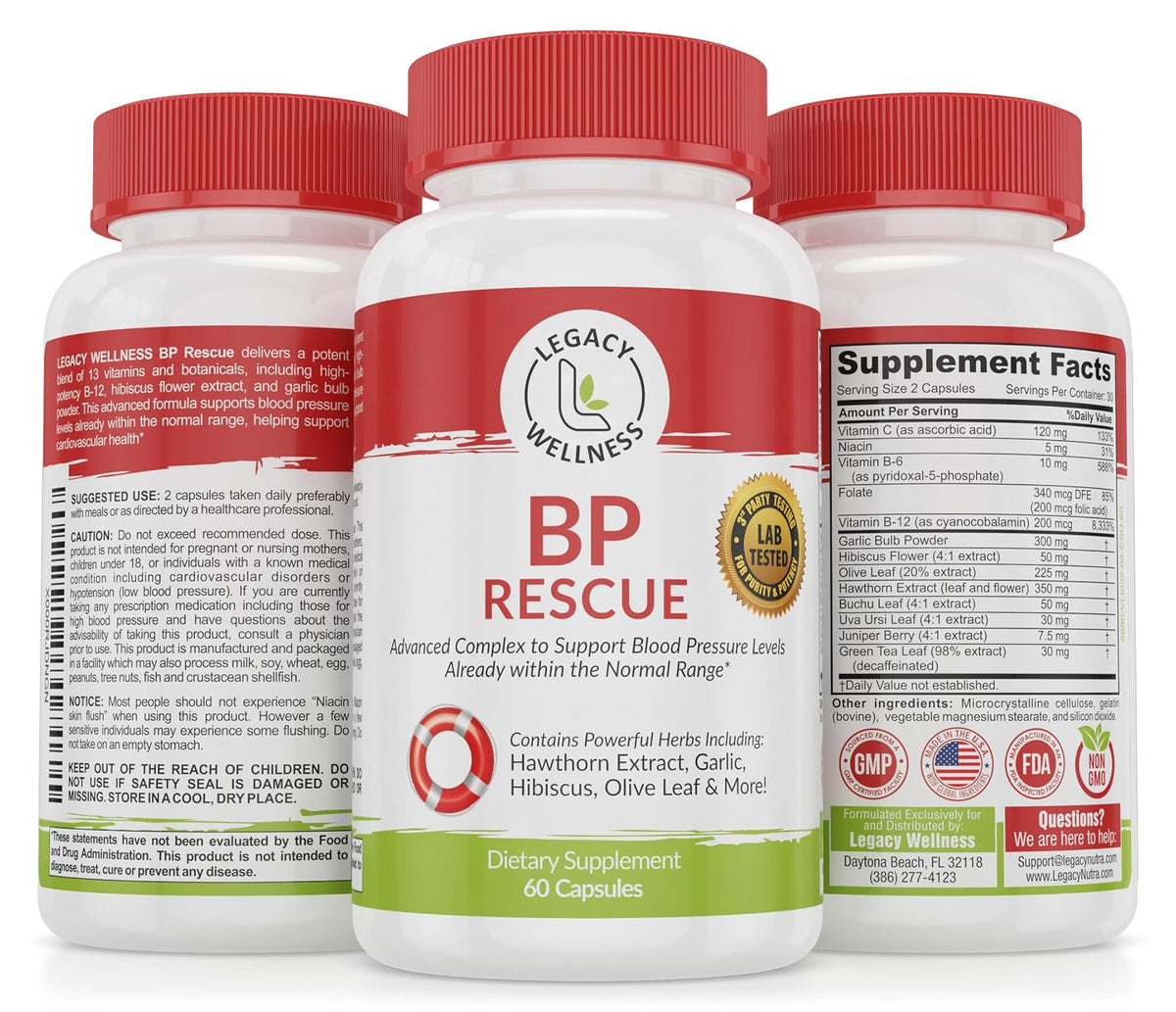 BP Rescue multivitamins for heart health
