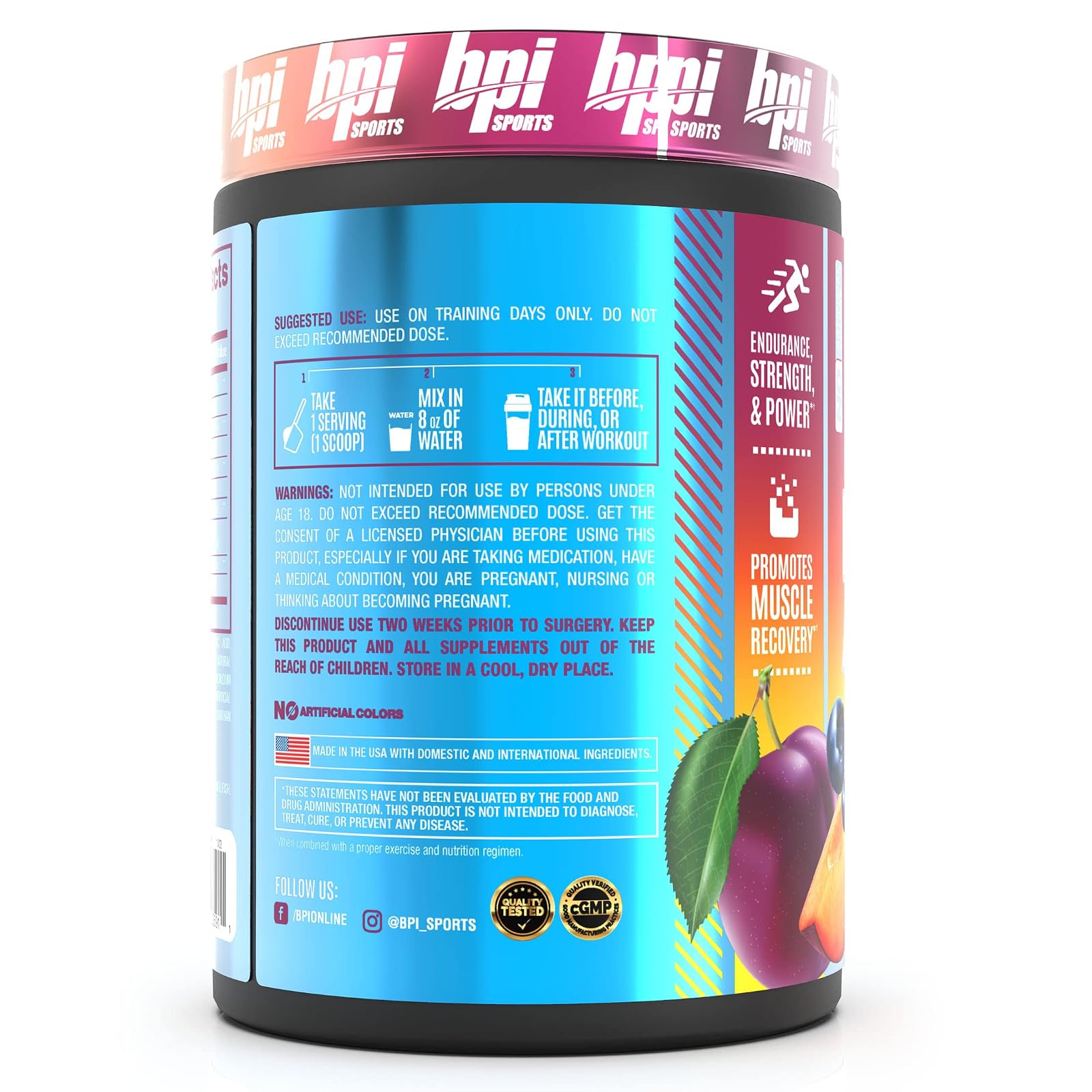 BPI Sports BCAA powder supplement