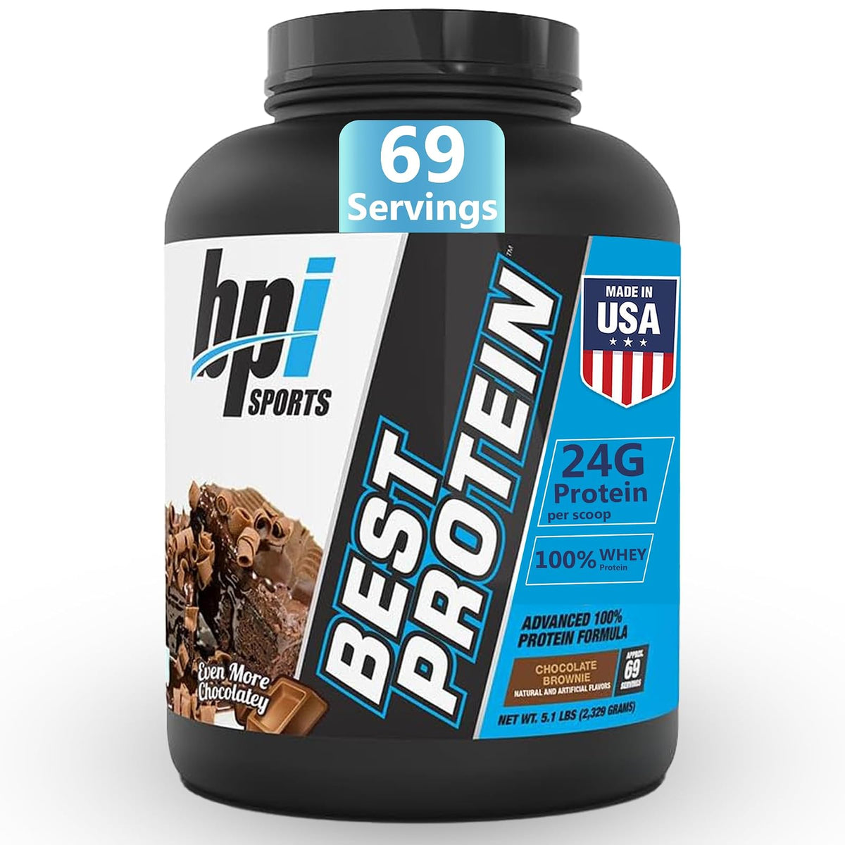 BPI Sports whey protein chocolate brownie