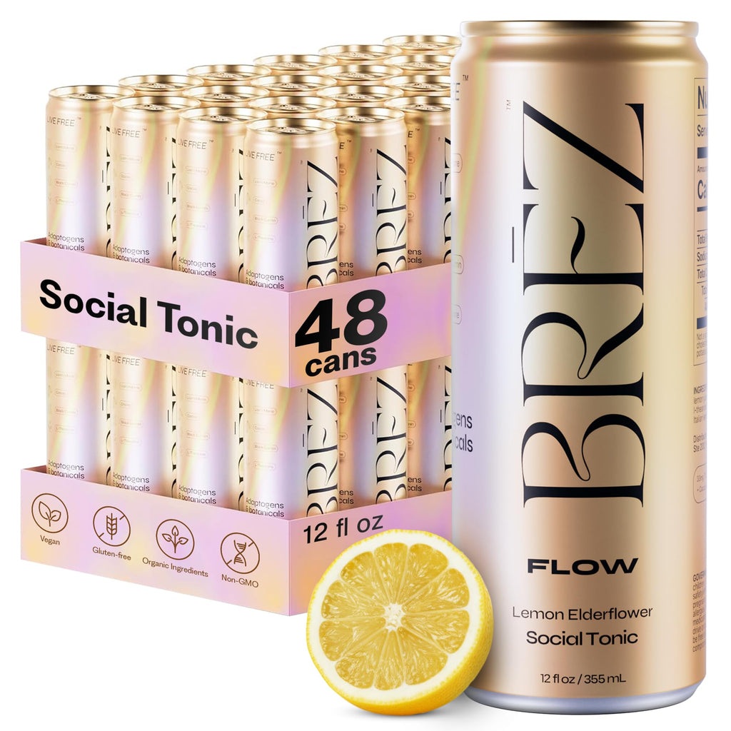 BRĒZ Flow sparkling tonic beverage