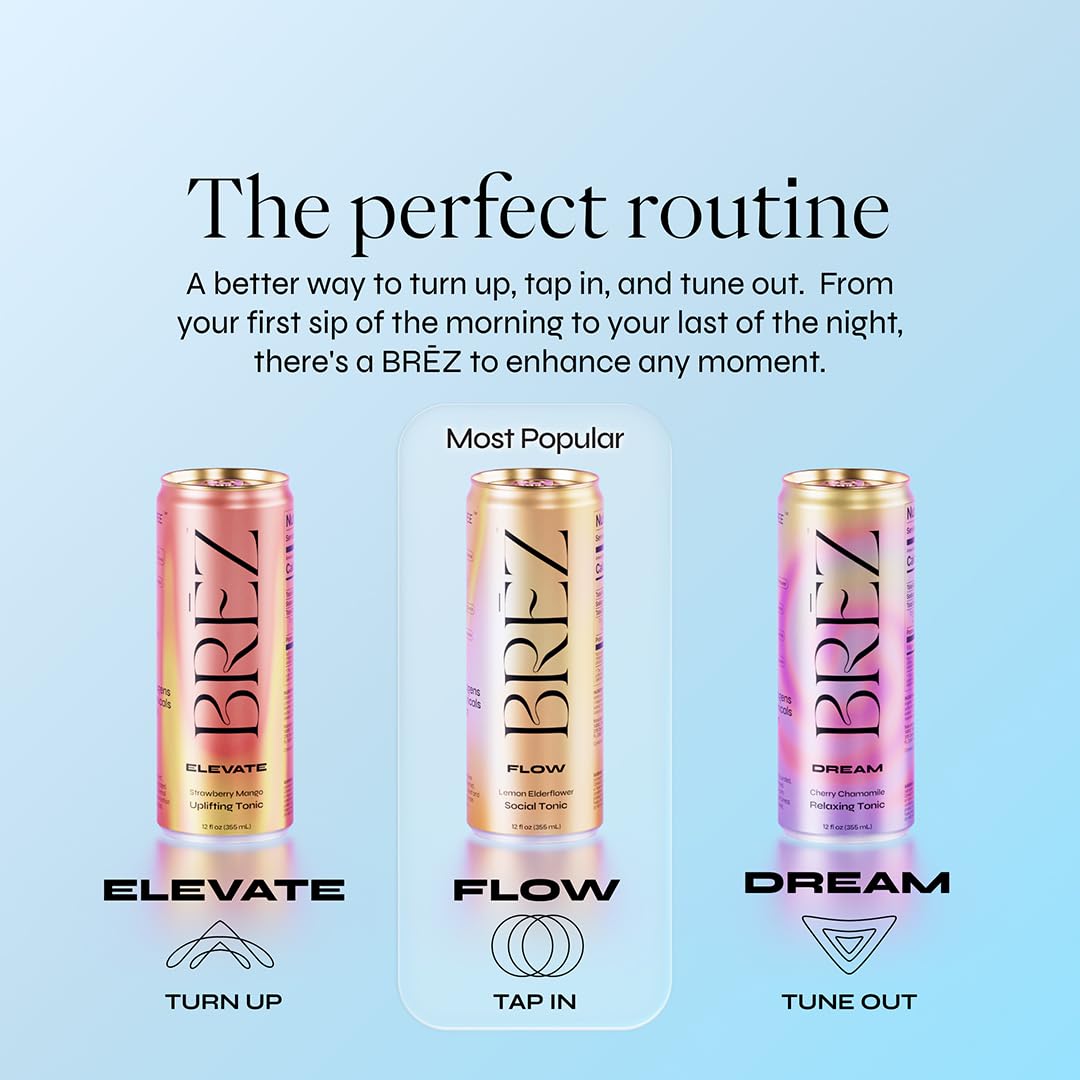 BRĒZ Flow tonic for relaxation