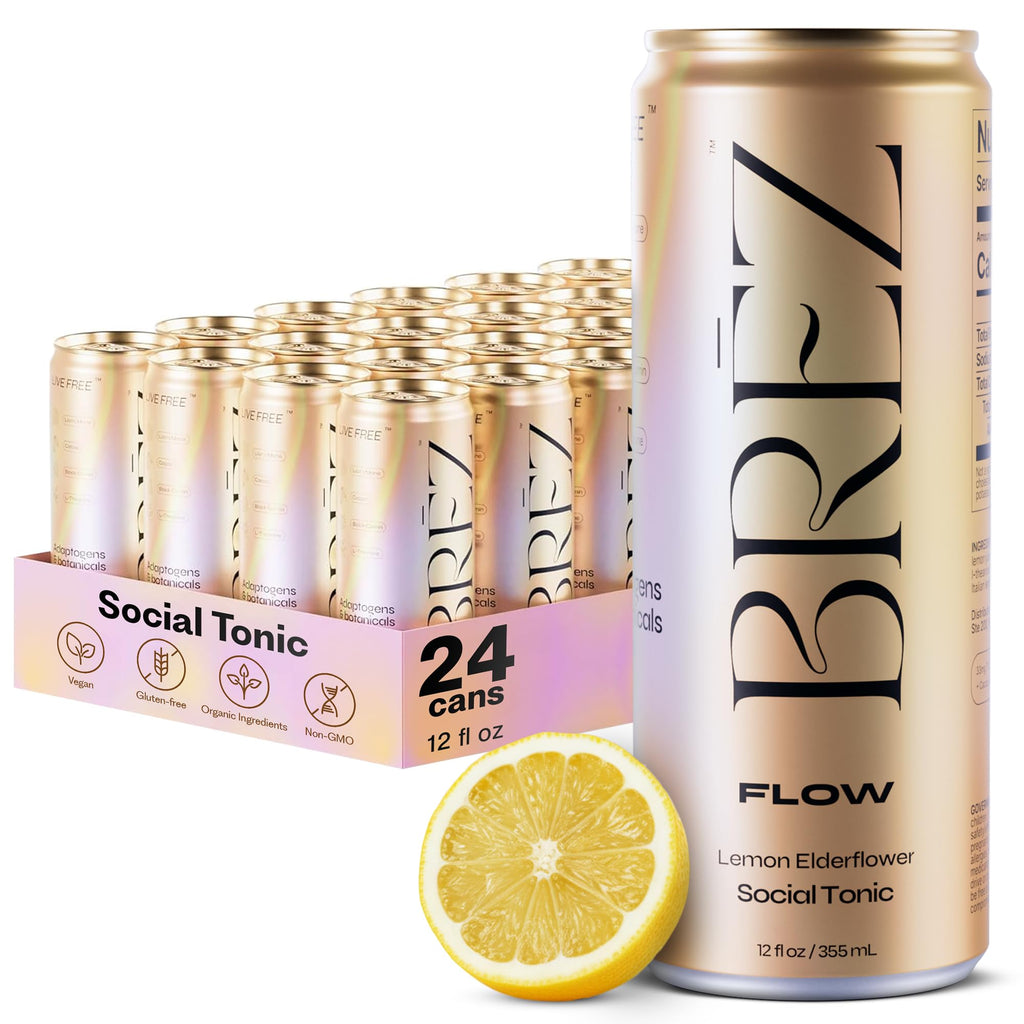 BRĒZ Flow tonic with elderflower