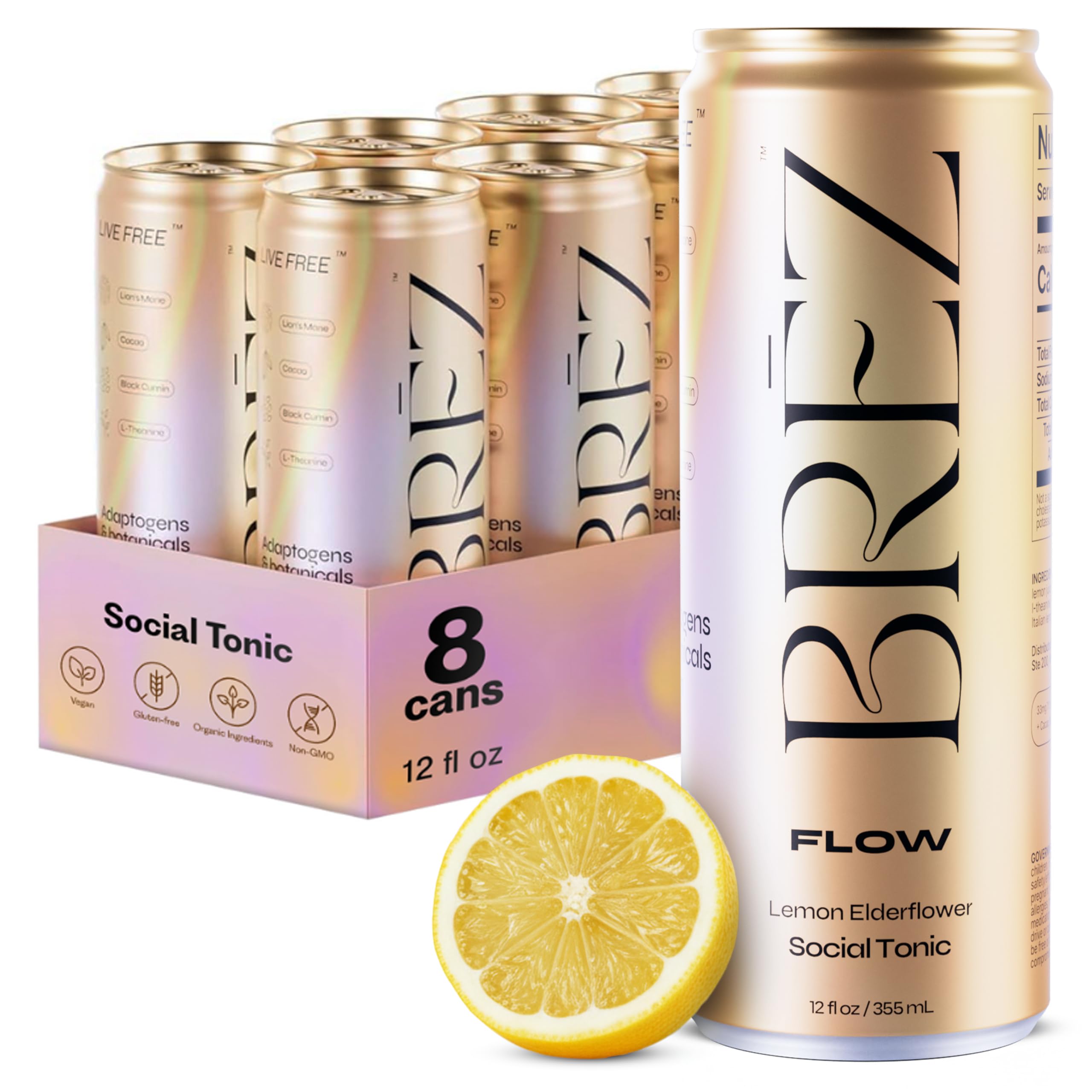 BRĒZ Flow tonic with mushrooms