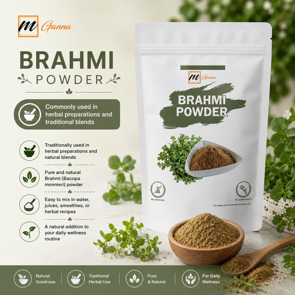 Brahmi powder for mental clarity