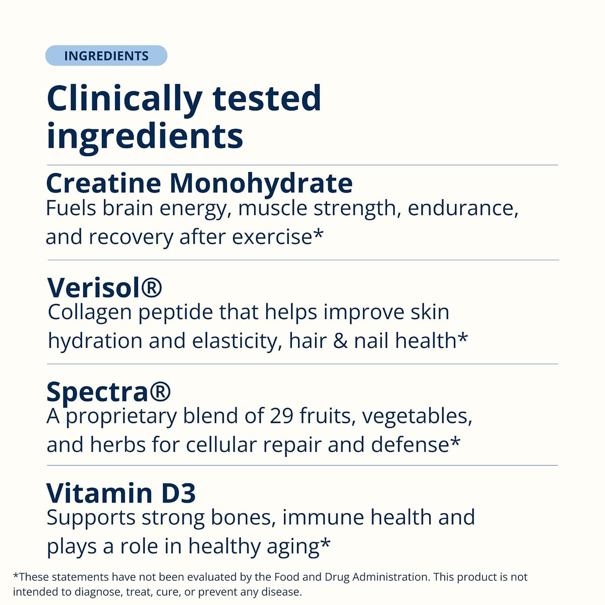 Brain and body performance powder