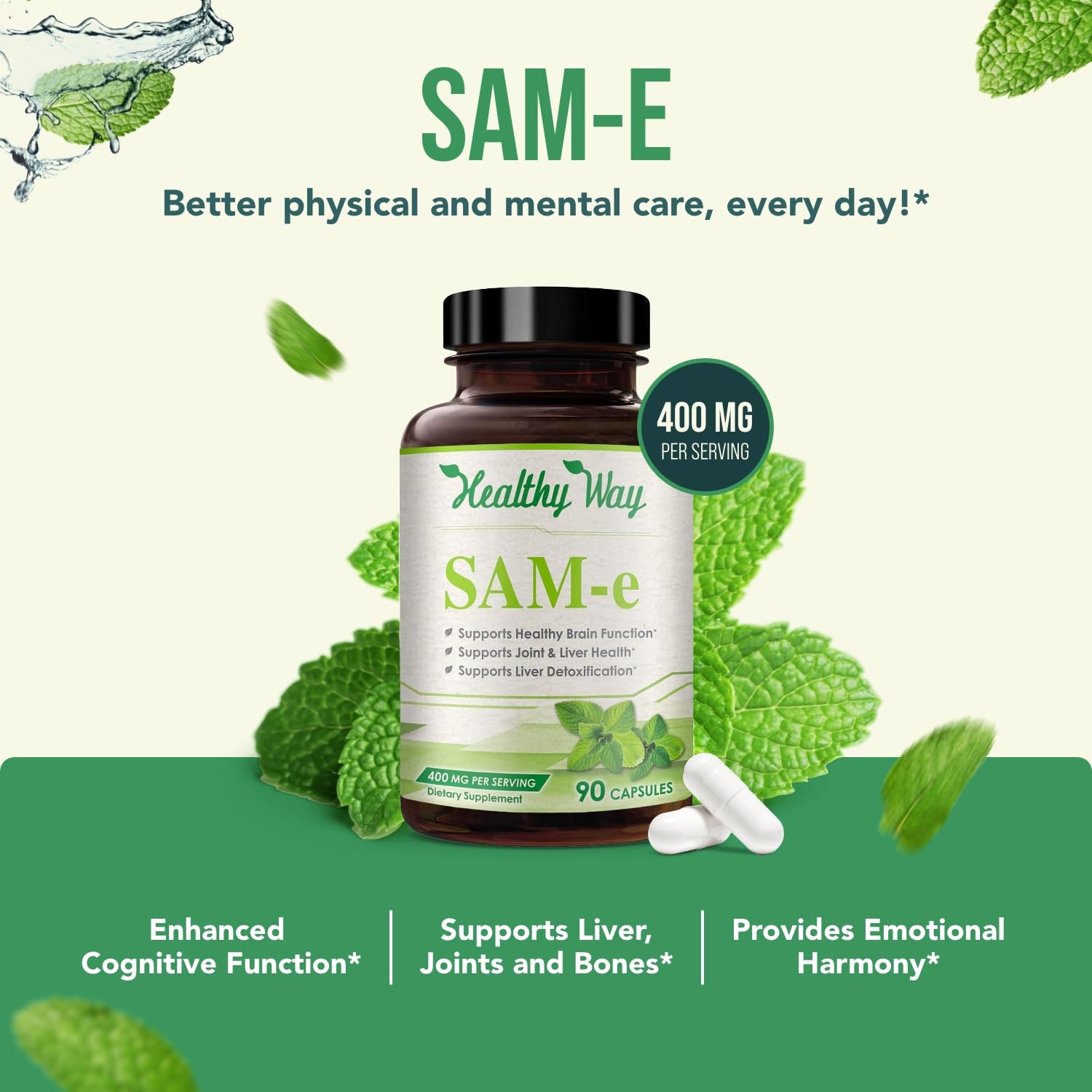 Brain and liver health with SAM-e