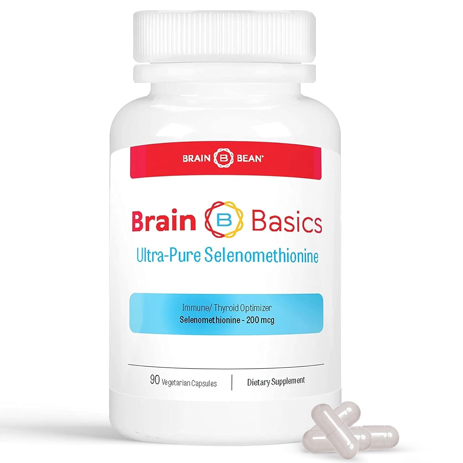 Brain Basics Selenomethionine 200 mcg supplement