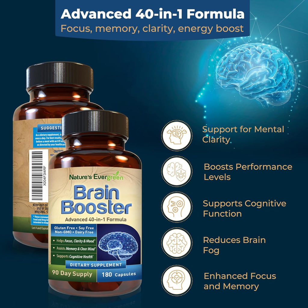 Brain Booster antioxidant formula benefits