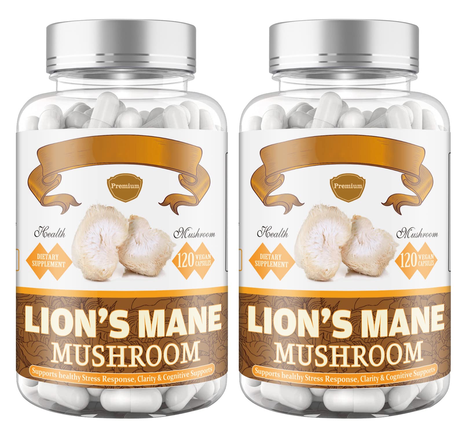 Brain Booster mushroom capsules for focus