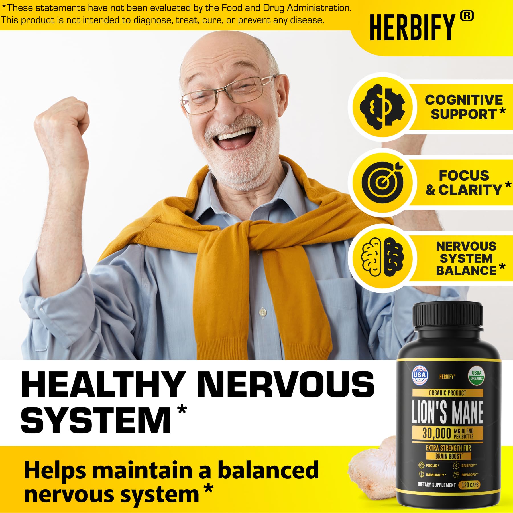 brain booster supplement with mushrooms