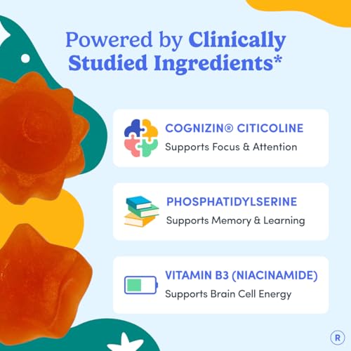 brain-boosting kids gummies supplement