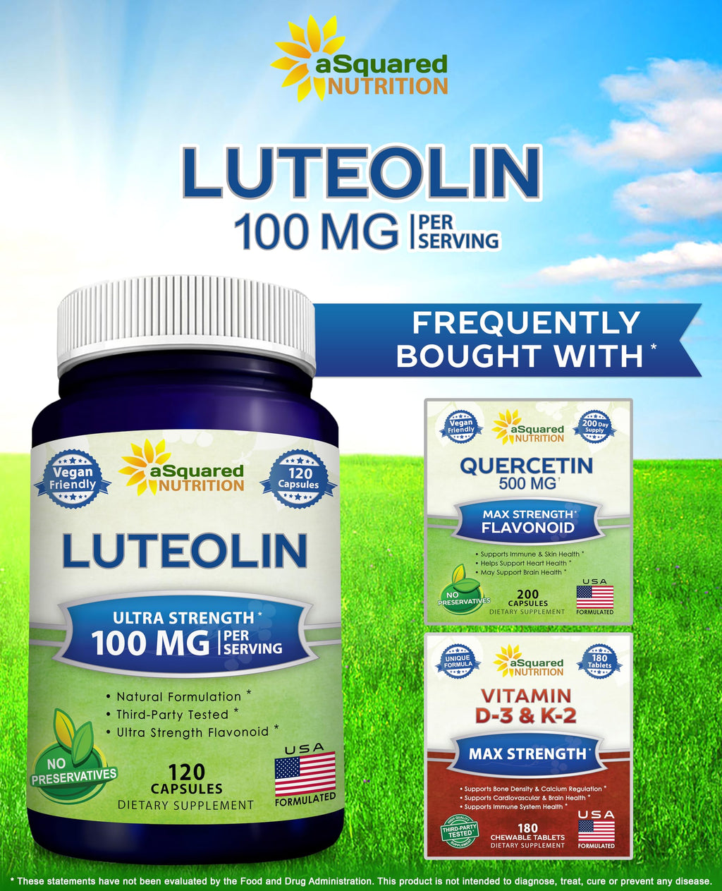 brain-boosting Luteolin and Quercetin