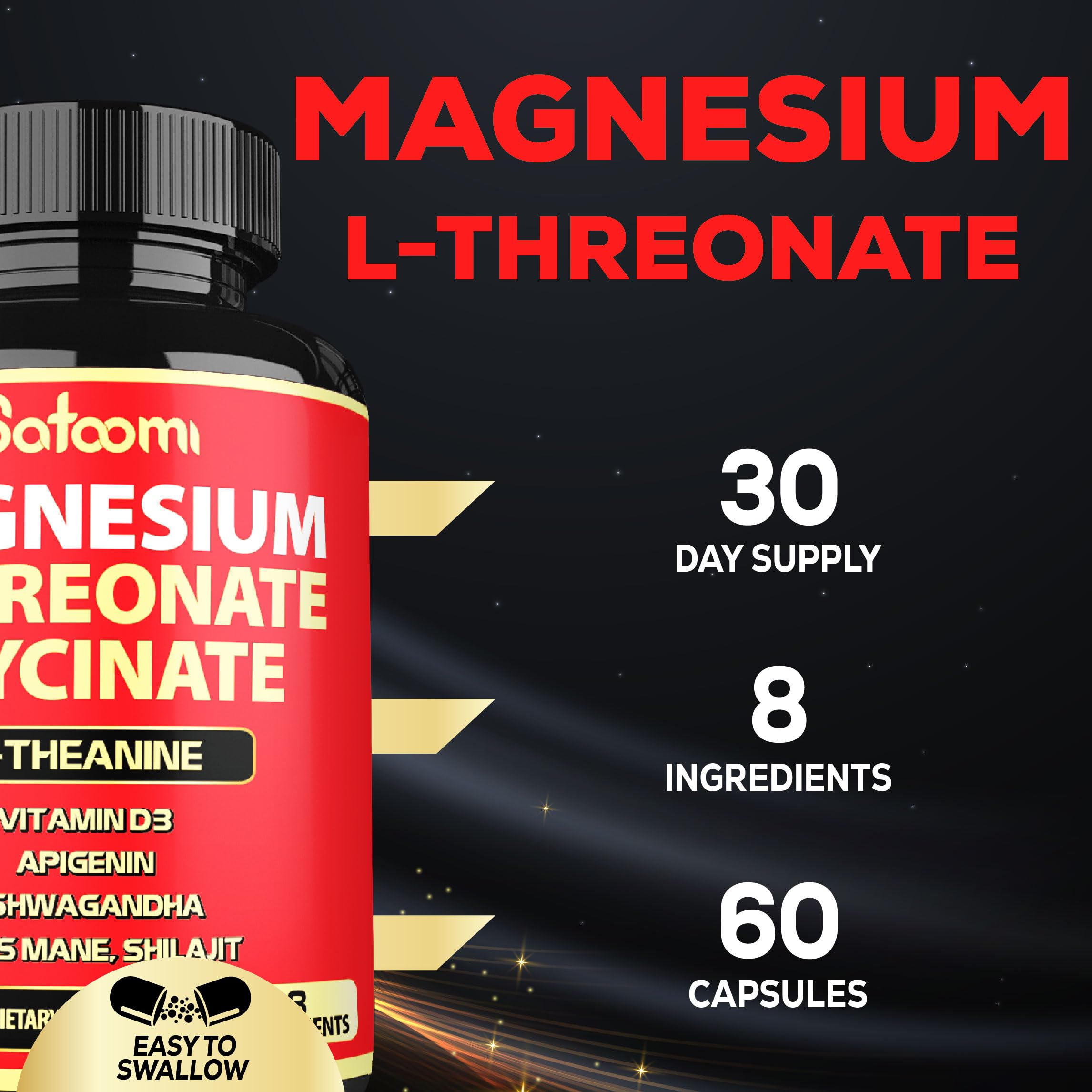 Brain-boosting magnesium glycinate formula