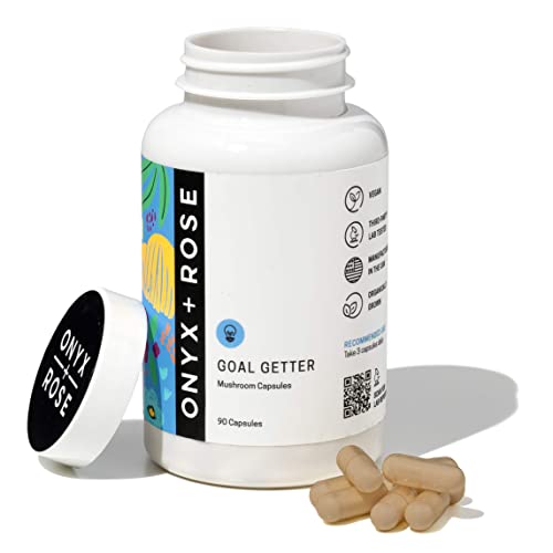 Brain-boosting mushroom capsules for energy