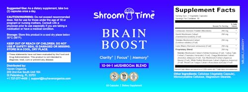 brain-boosting mushroom formula