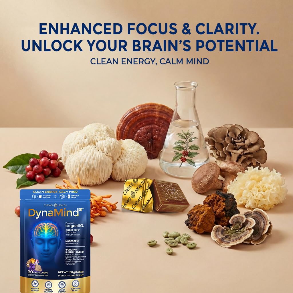 Brain-boosting nootropic chews for adults