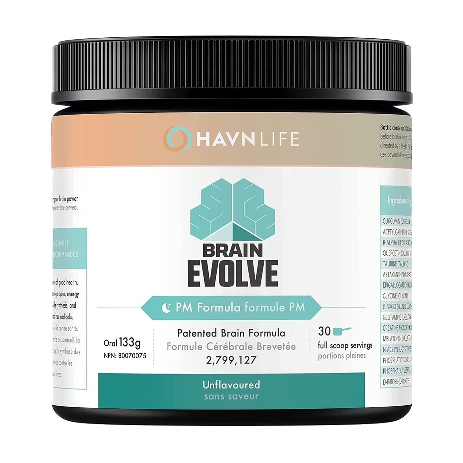 Brain Evolve PM unflavored supplement