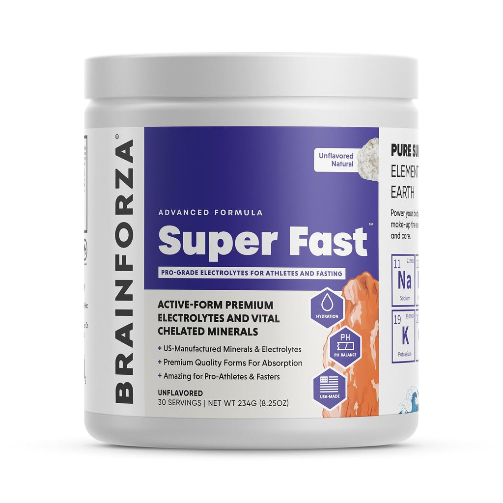 Brain Forza electrolyte powder for hydration