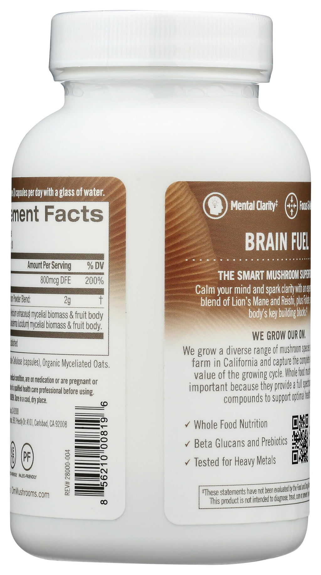 Brain fuel capsules with folate