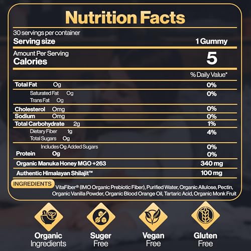 brain function boosting shilajit gummies