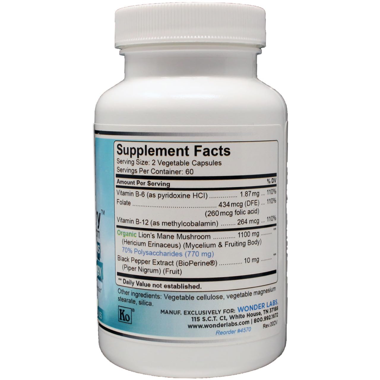 Brain function support from Lion's Mane