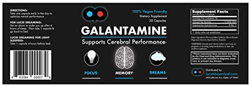 Brain health benefits of Galantamine capsules