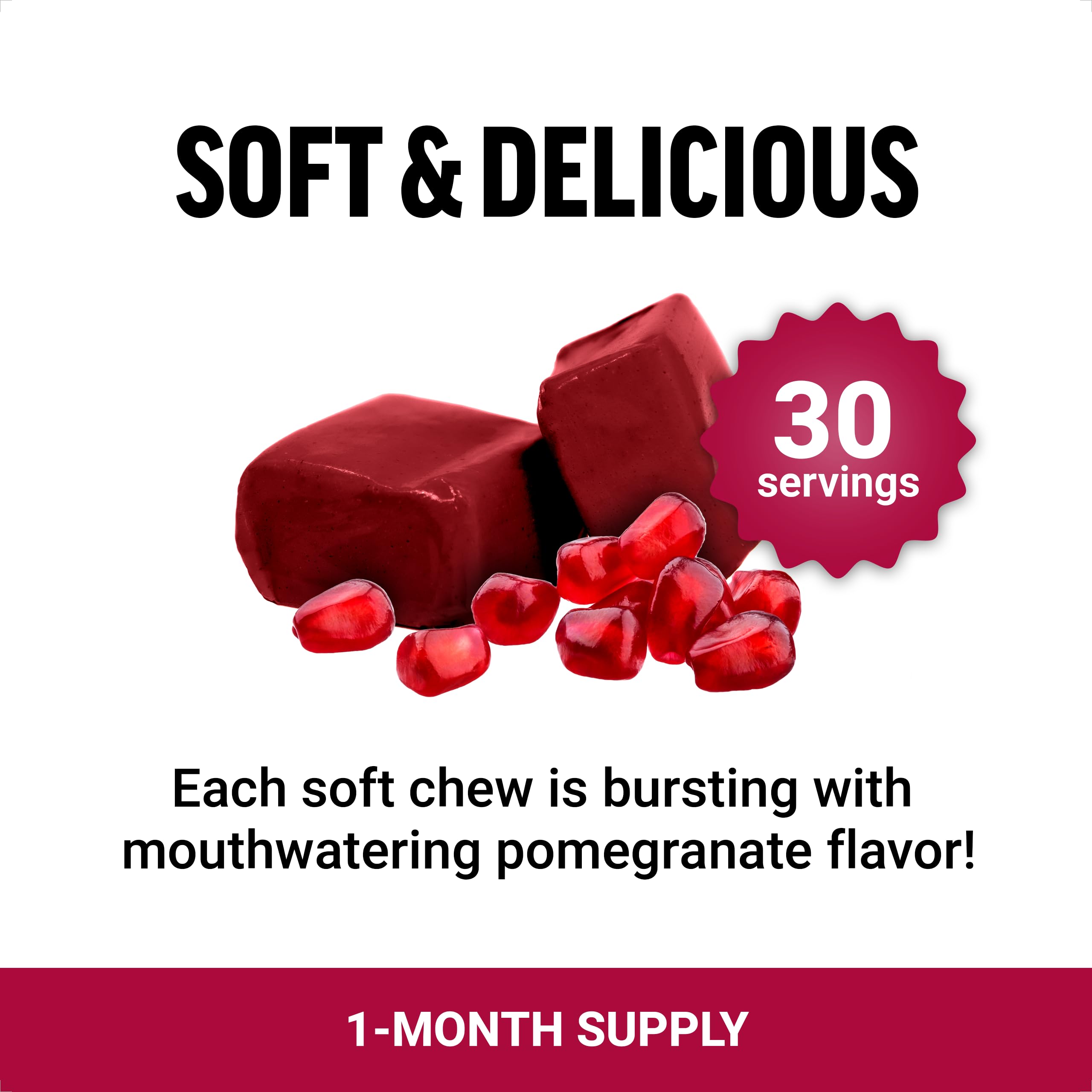 Brain health benefits of Pomegranate chews