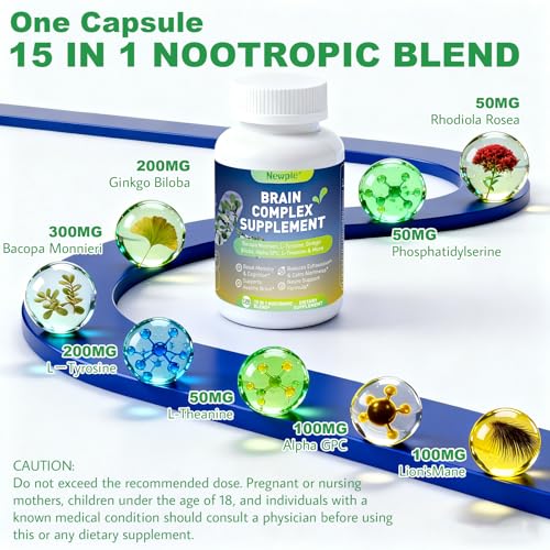 Brain health capsules for mental clarity