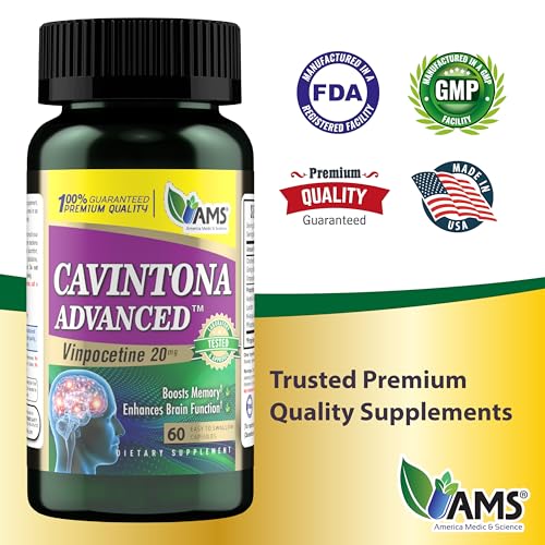 Brain health formula with 20mg Vinpocetine