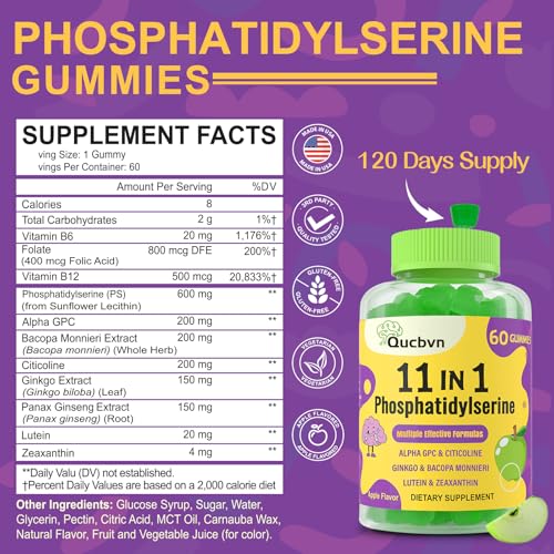 Brain health gummies with Alpha GPC