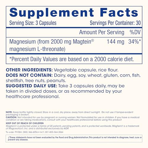 brain health magnesium supplement capsules