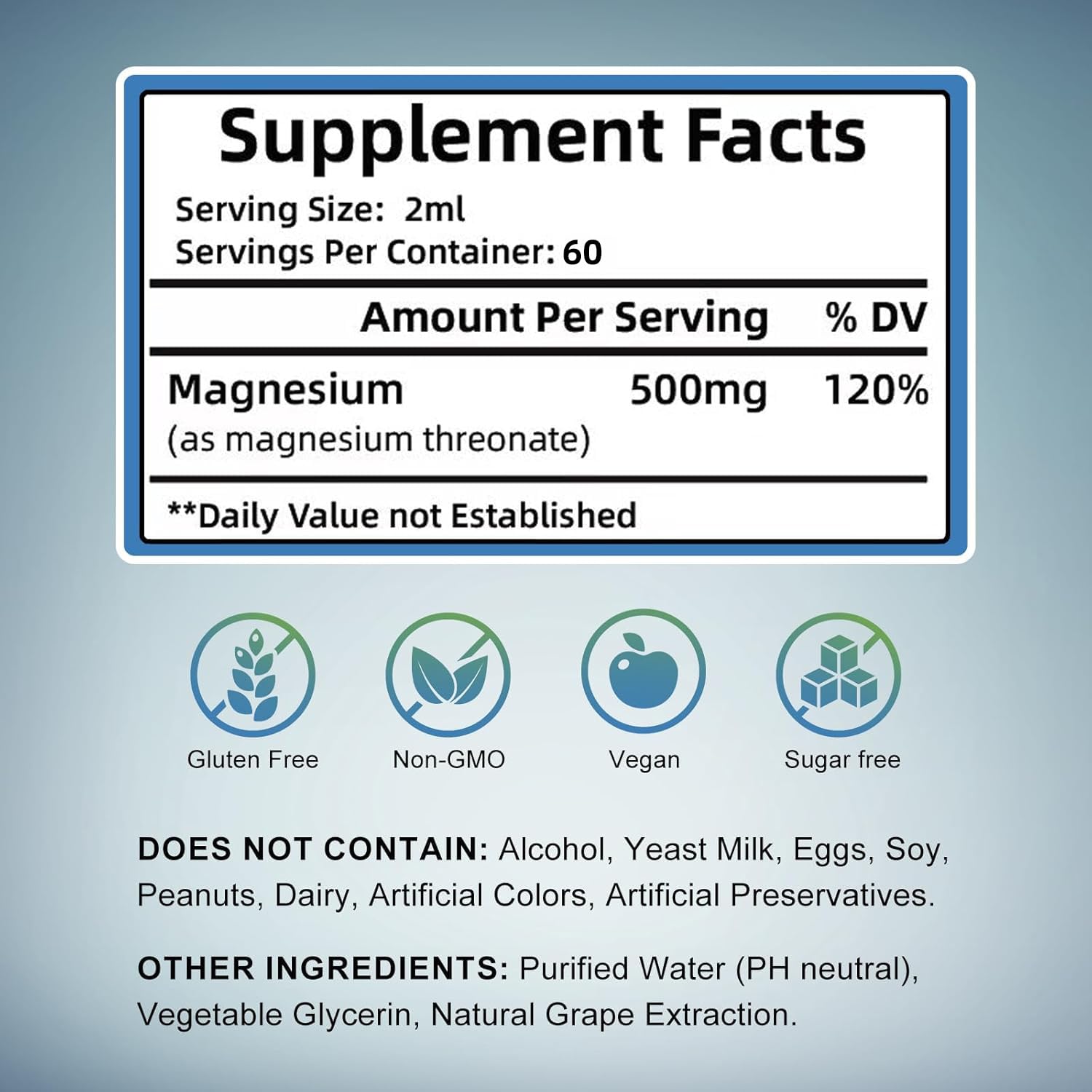 brain health magnesium supplement drops