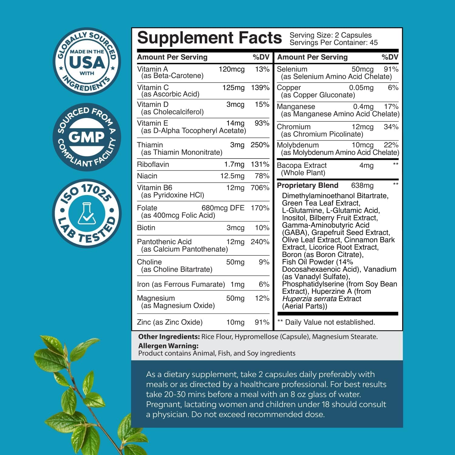 brain health supplement for adults