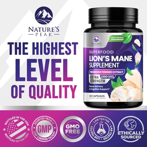 brain health supplement Lions Mane mushrooms