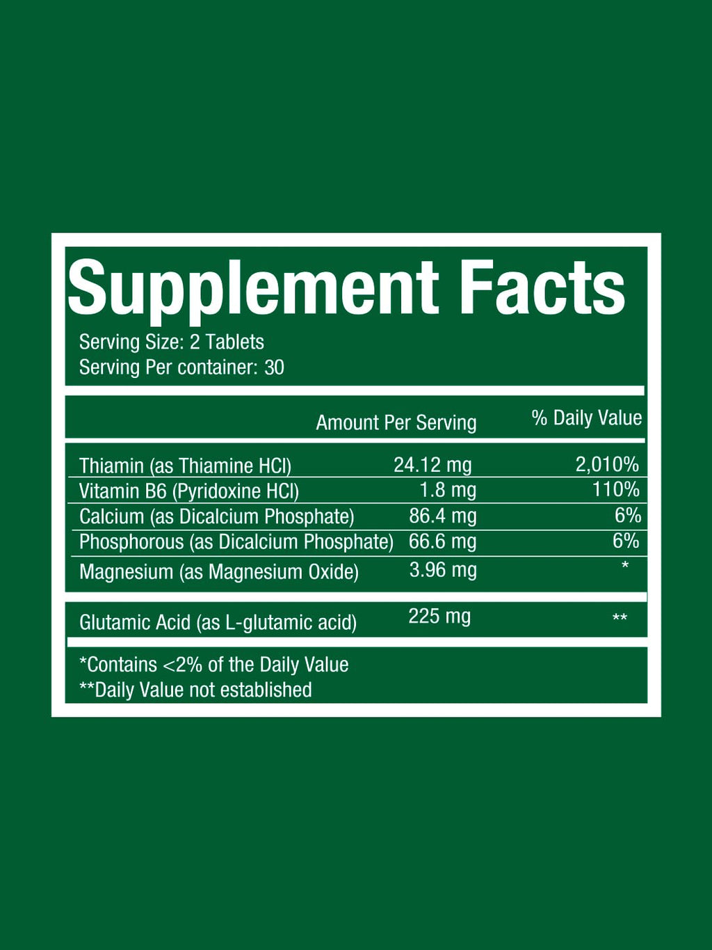 brain health supplement with B6