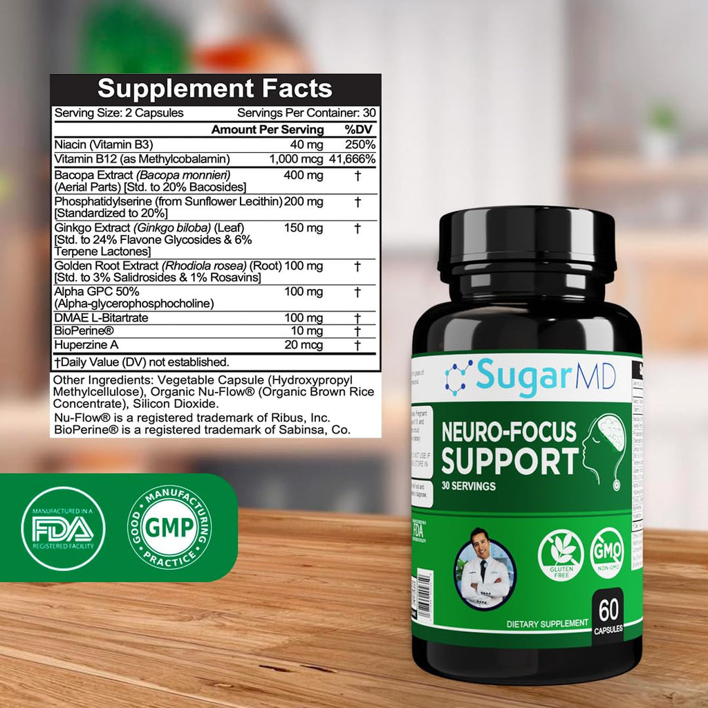 brain health supplement with Bacopa and Ginkgo