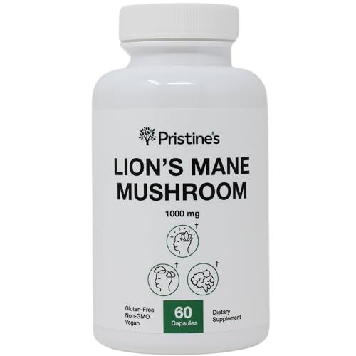 Brain health supplement with mushrooms