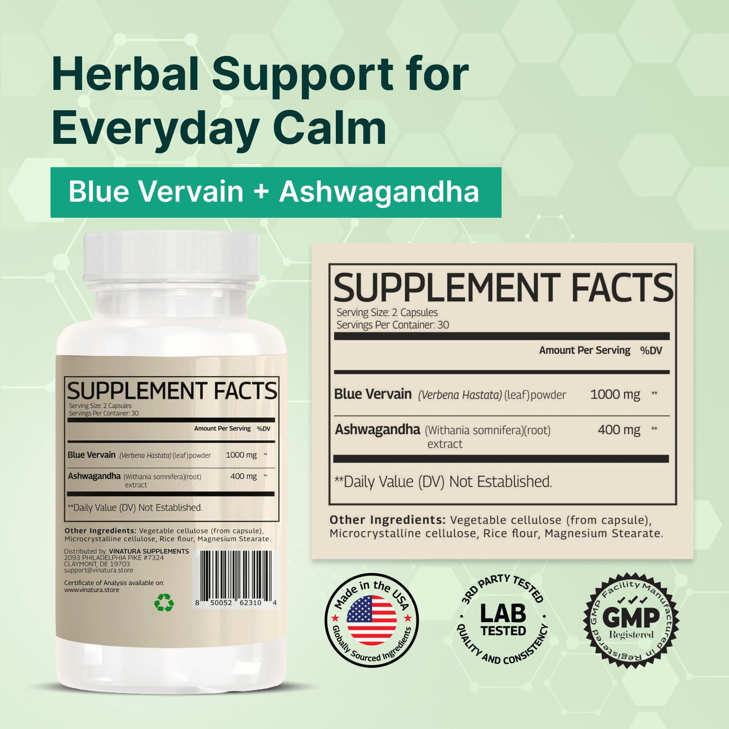 brain health support ashwagandha supplement