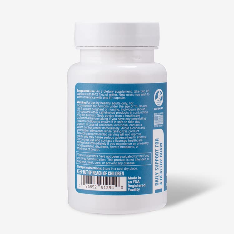 brain health support blended vitamin capsules