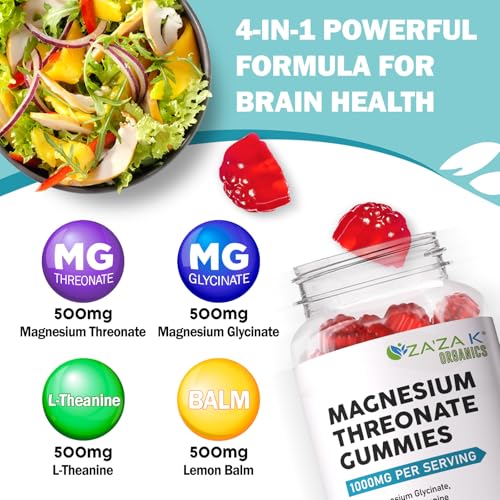 brain health support magnesium gummies