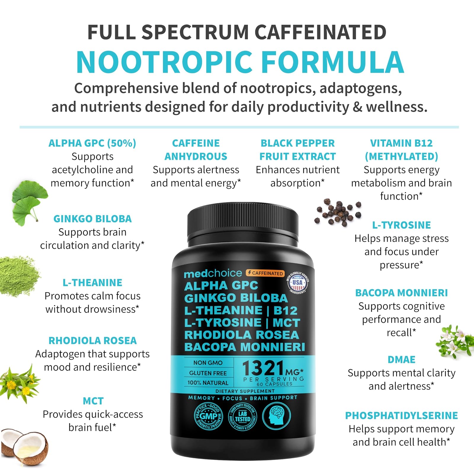 brain health support multivitamin formula