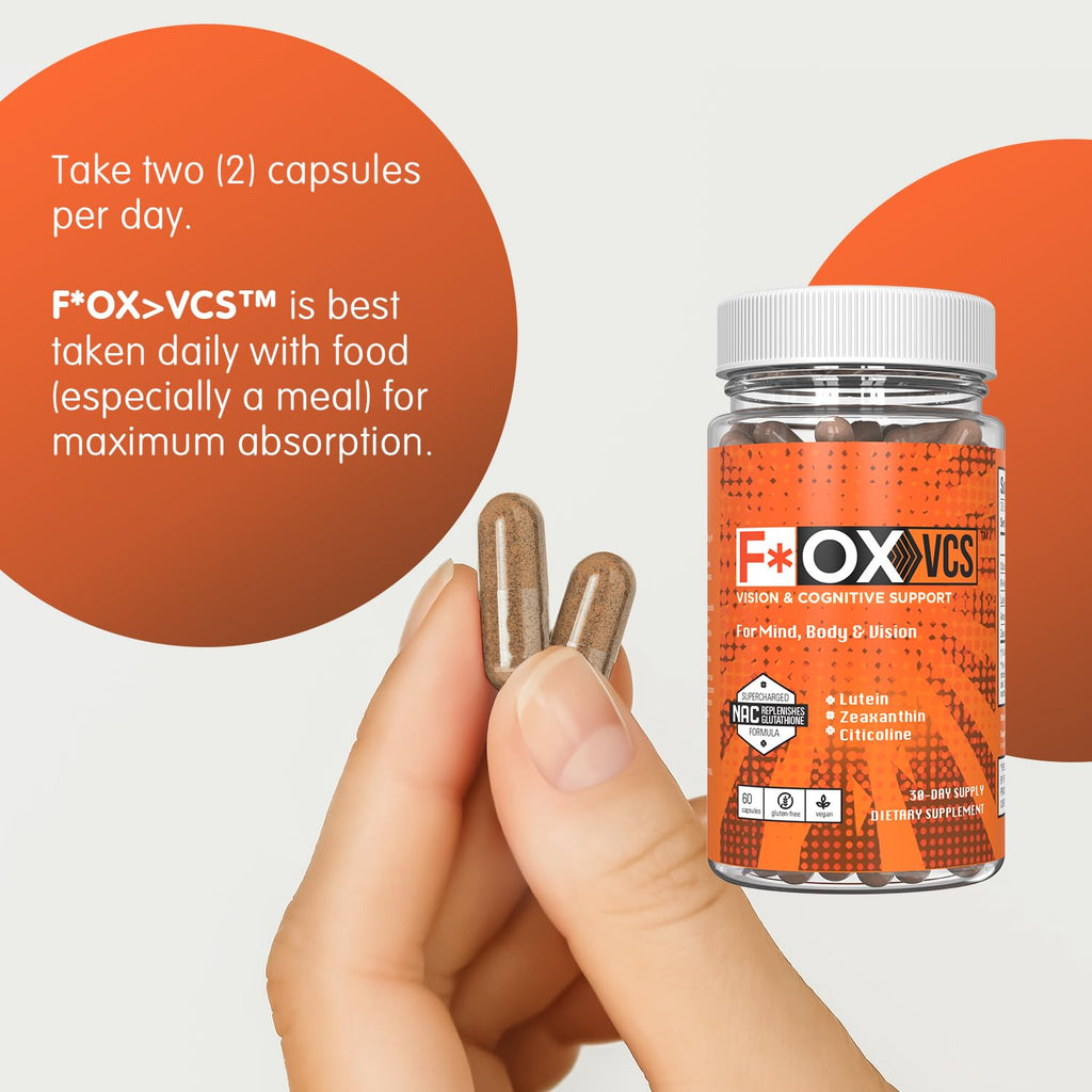 brain health support with F*OX supplements