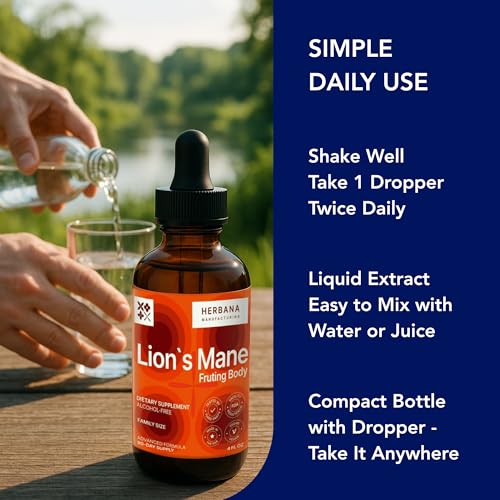 Brain health support with Lion's Mane