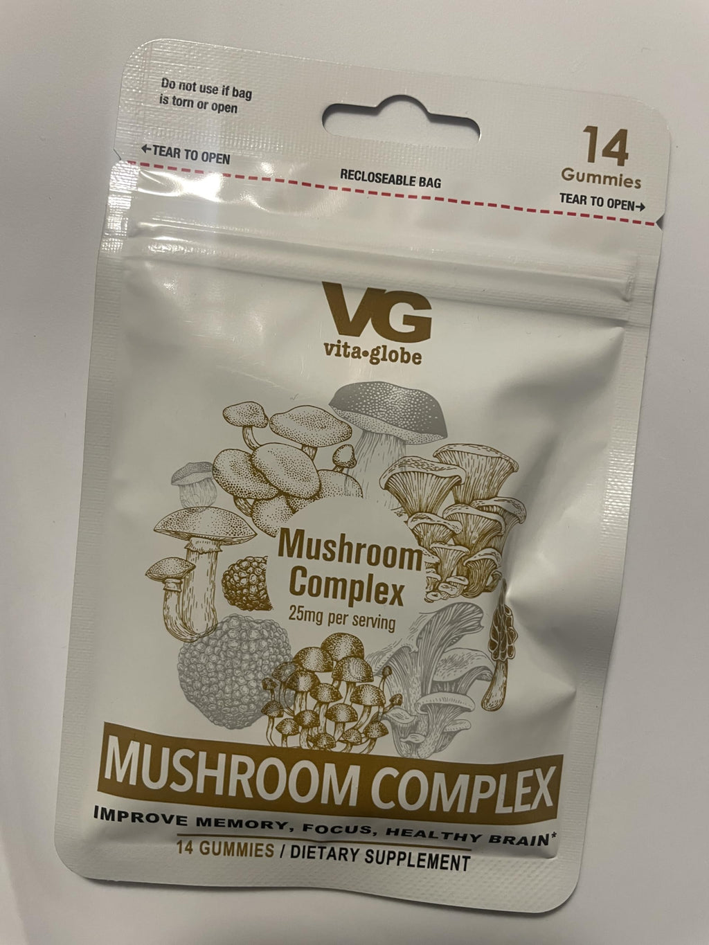 Brain health support with mushrooms