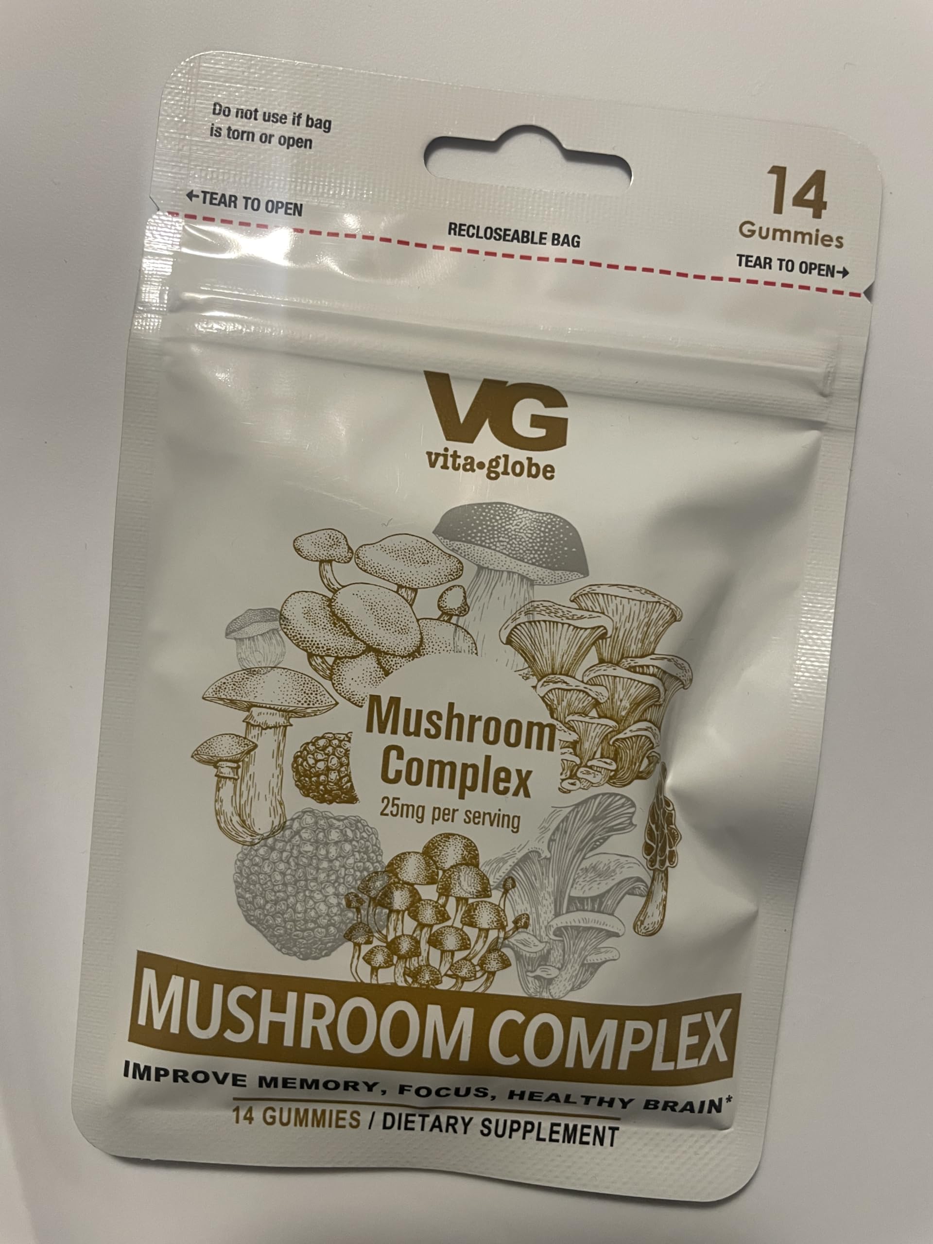 Brain health support with mushrooms