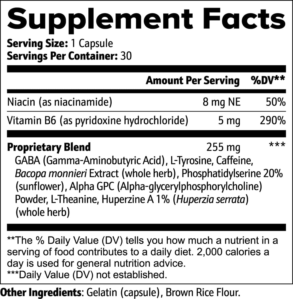 brain health support with natural ingredients