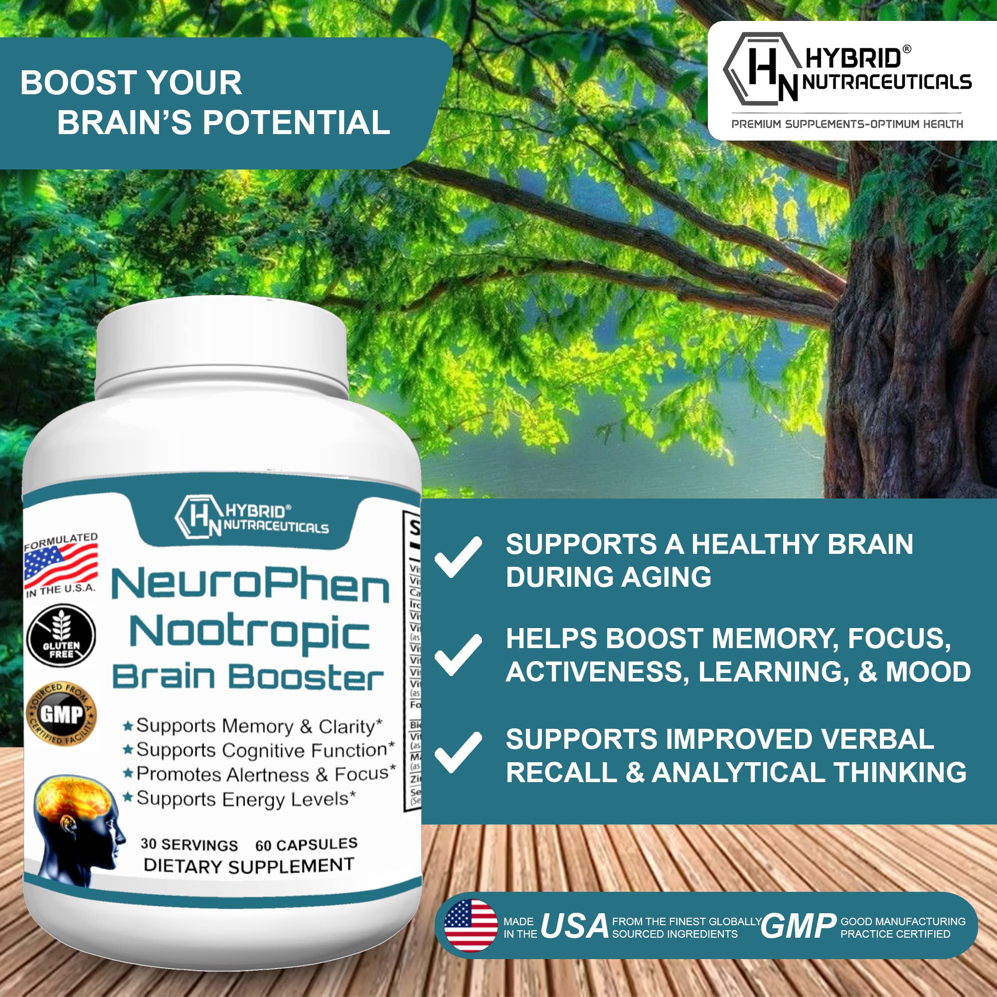 brain health support with vitamins