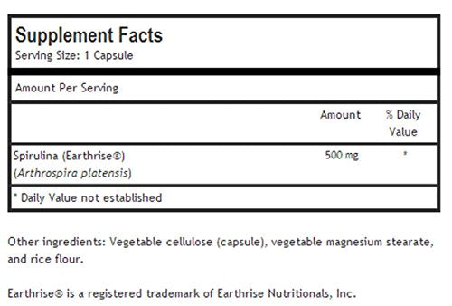 Brain health with spirulina capsules