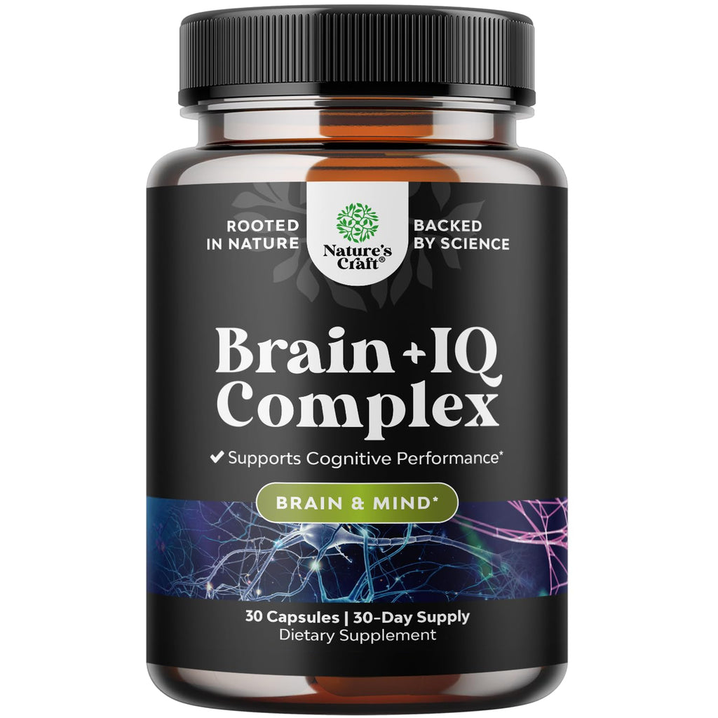 Brain IQ multivitamins for cognitive health